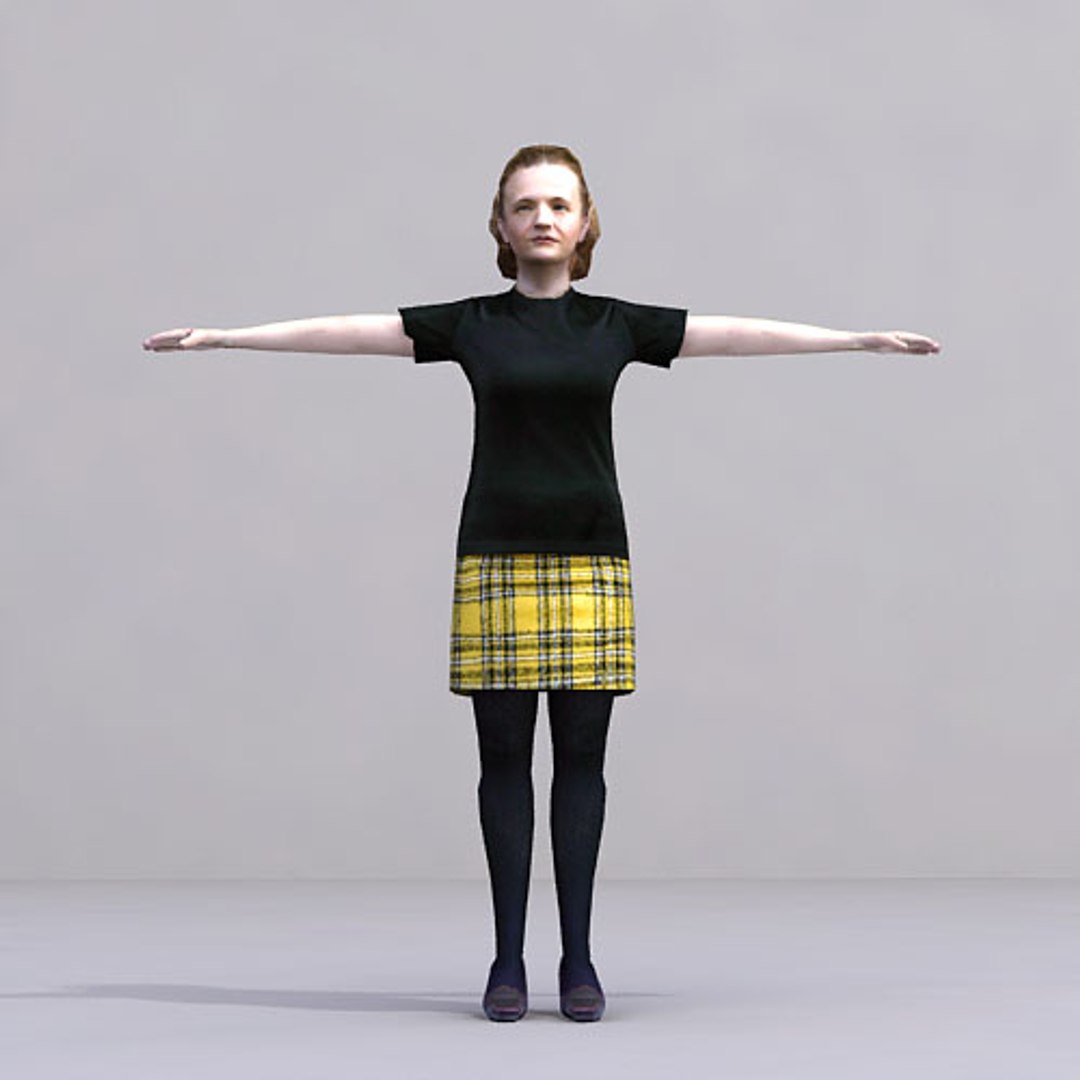 axyz characters rigged human 3ds
