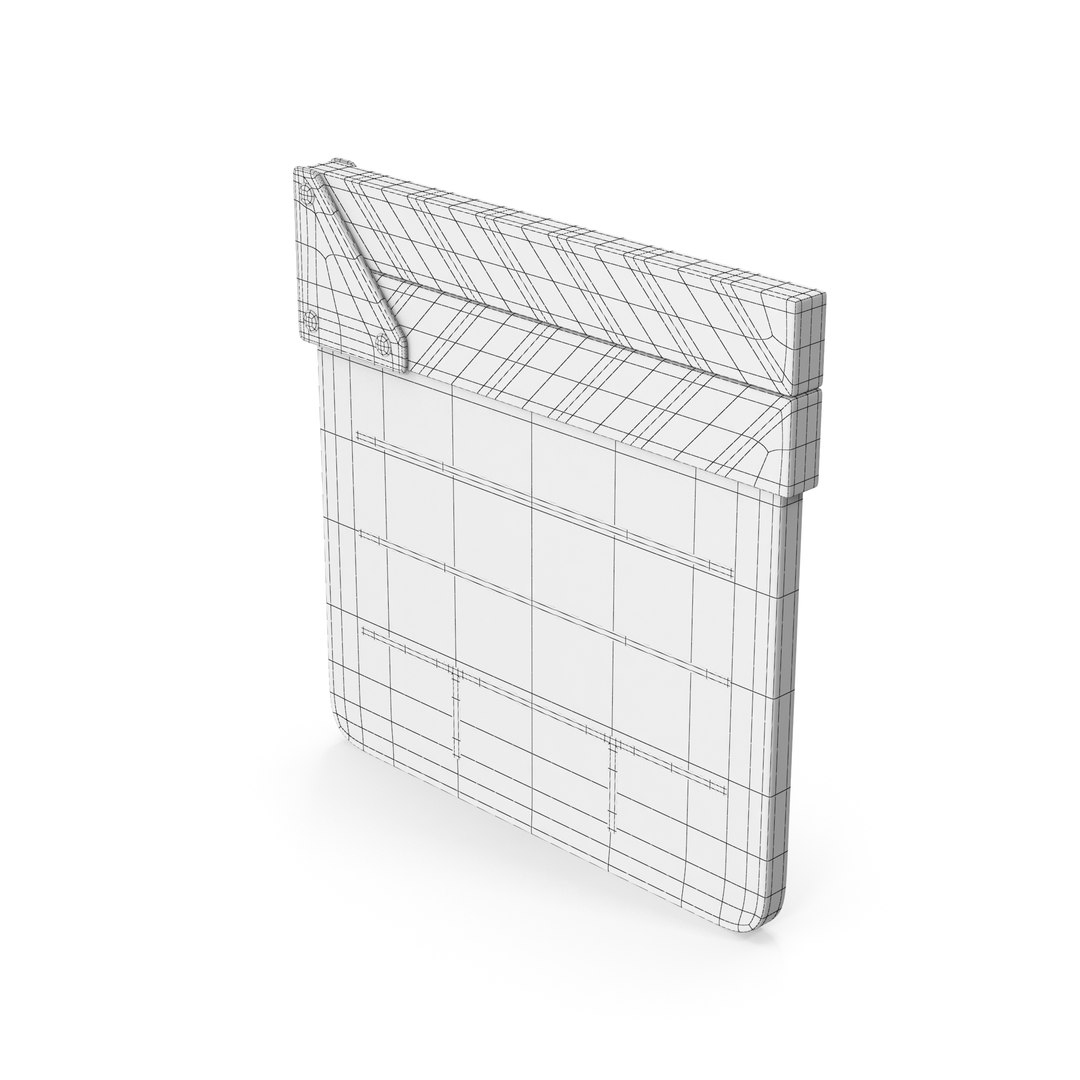 Film Slate 3D Model - TurboSquid 2149639