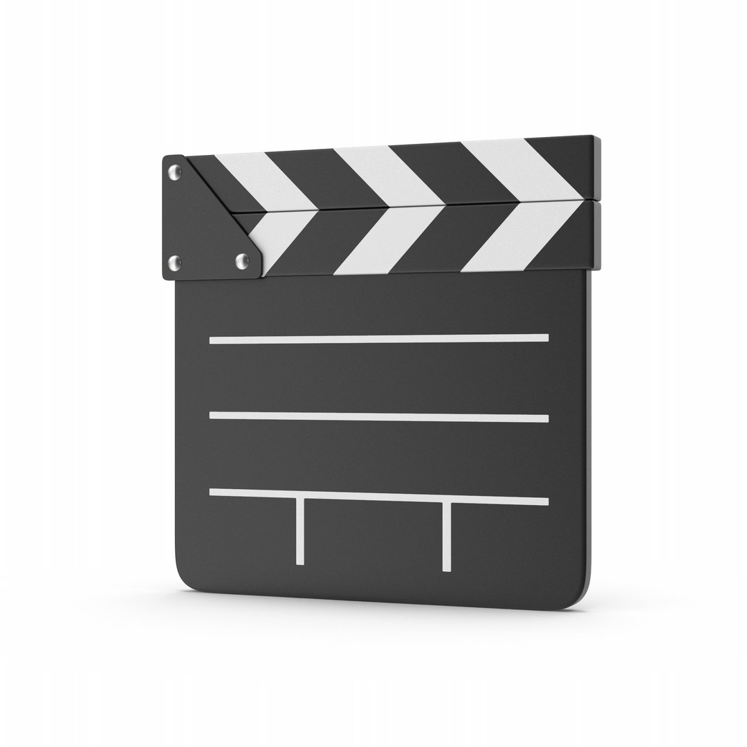 Film Slate 3D Model - TurboSquid 2149639