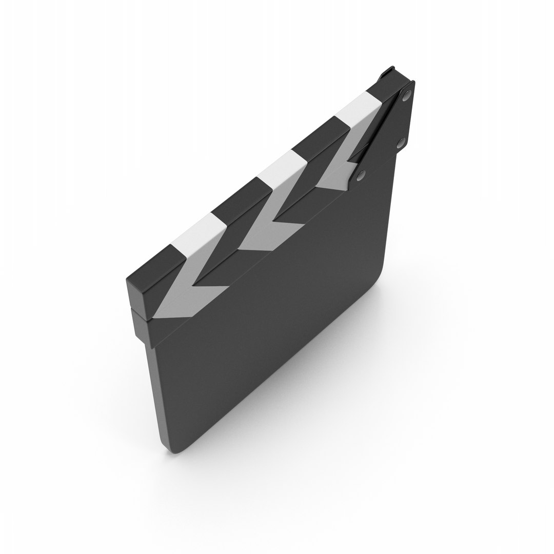 Film Slate 3D Model - TurboSquid 2149639