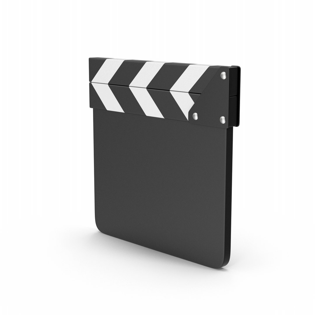 Film Slate 3D Model - TurboSquid 2149639