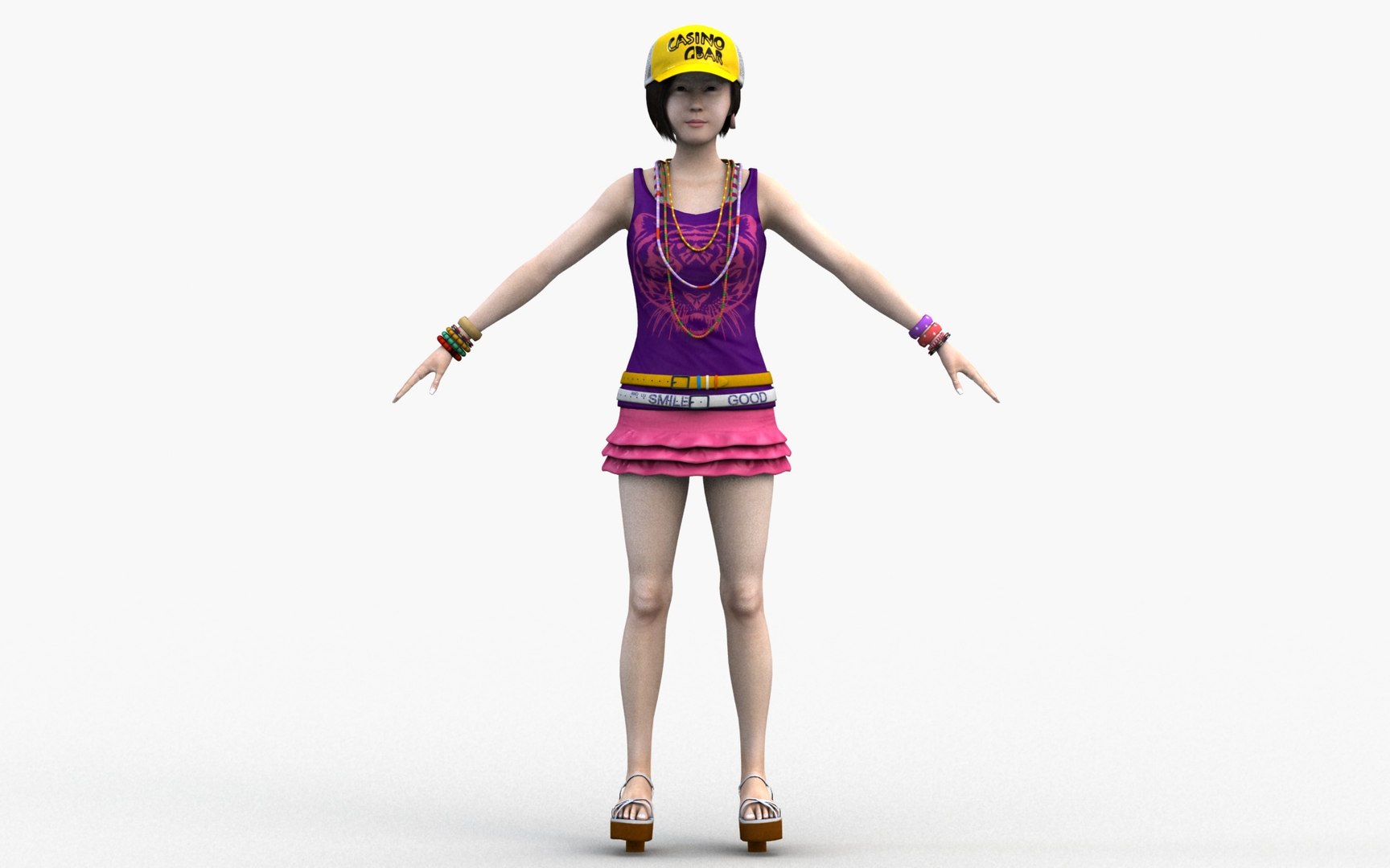 3D 109 japanese young - TurboSquid 1615125