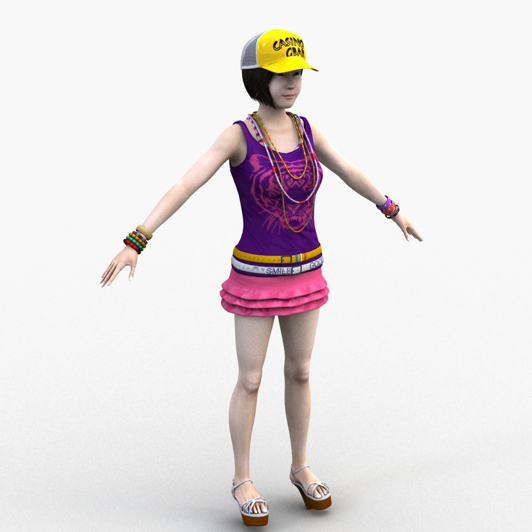 3D 109 japanese young - TurboSquid 1615125