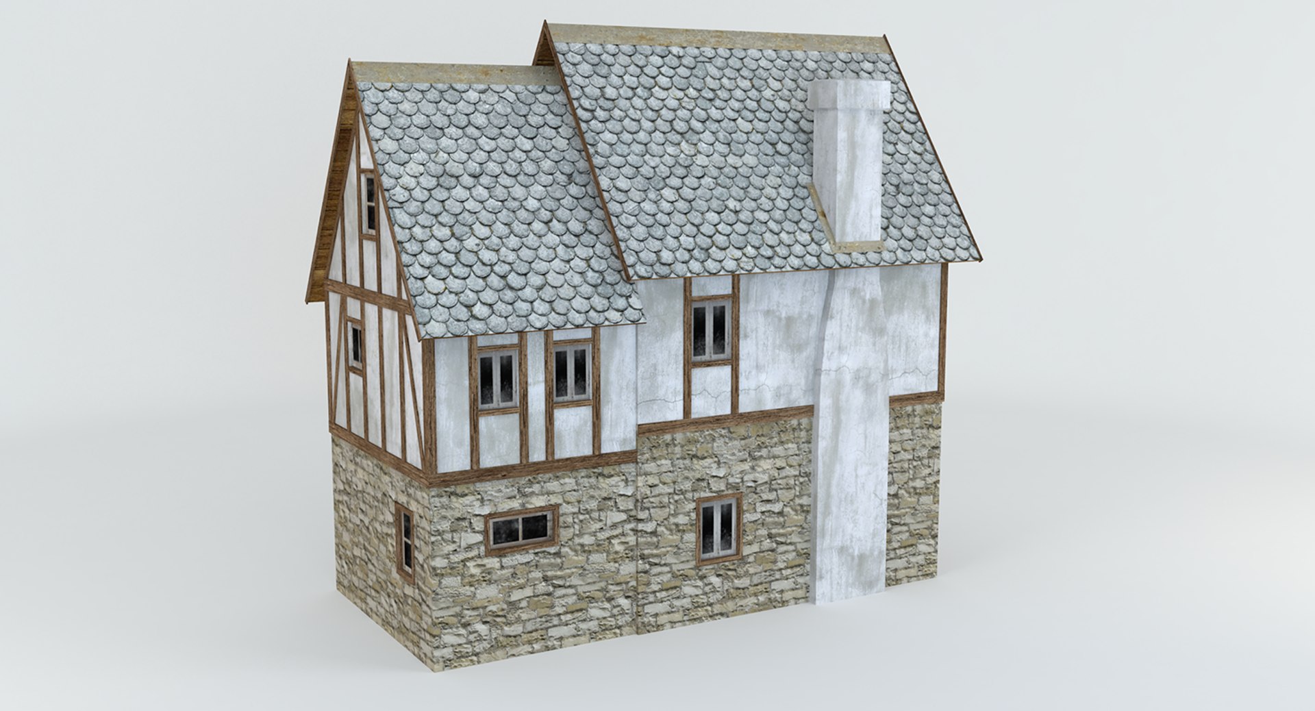 Medieval House Model - TurboSquid 1363563