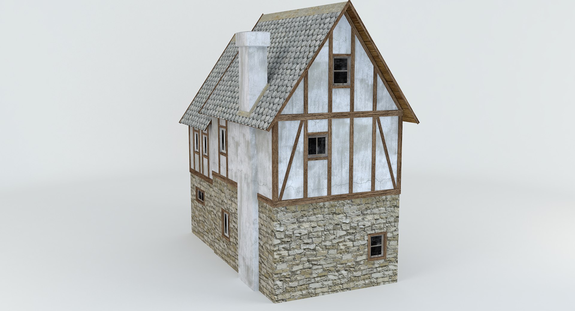 Medieval House Model - TurboSquid 1363563