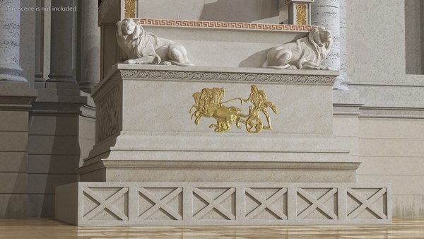 3D Zeus Throne model - TurboSquid 1839949