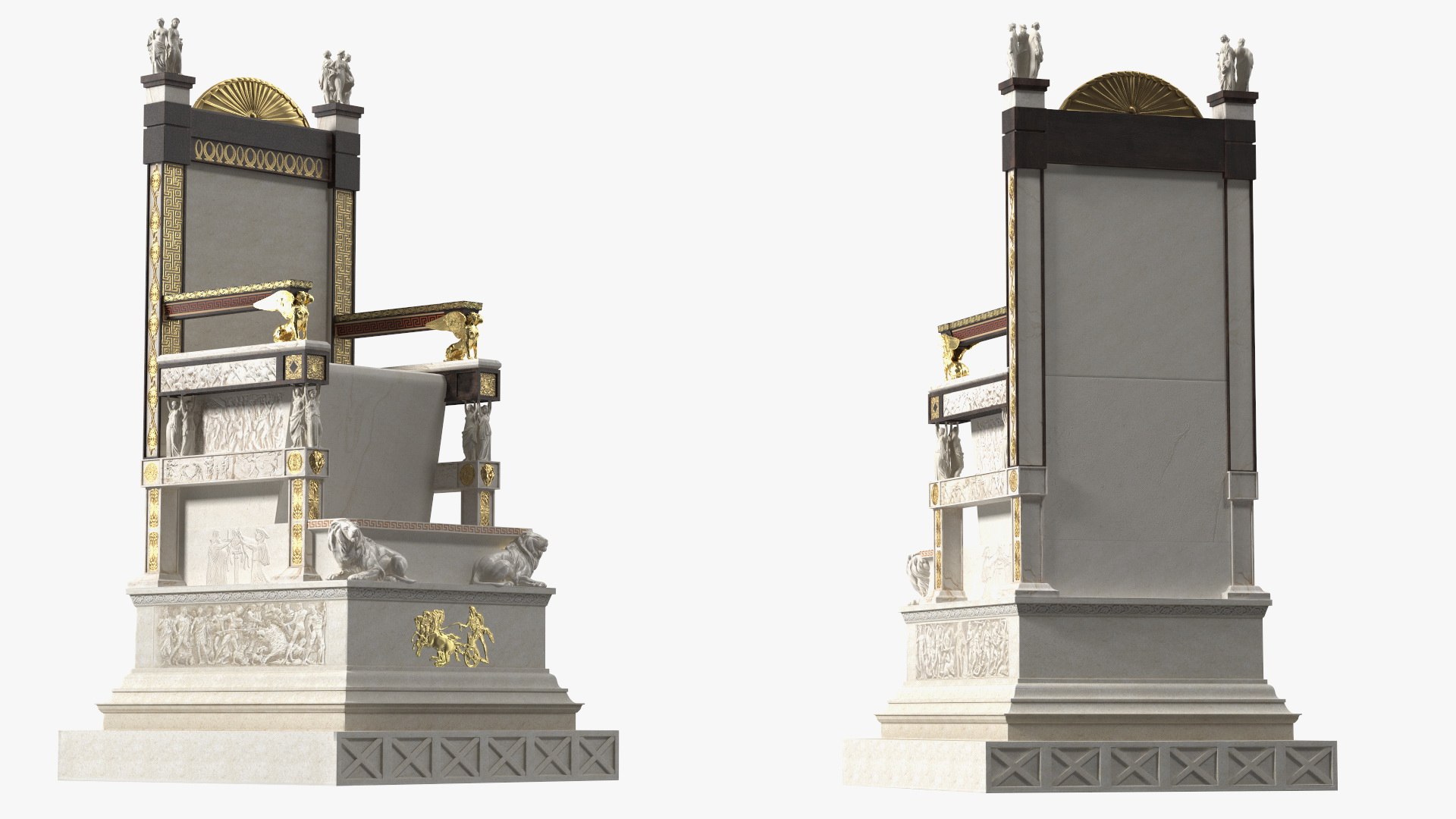 3D Zeus Throne model - TurboSquid 1839949