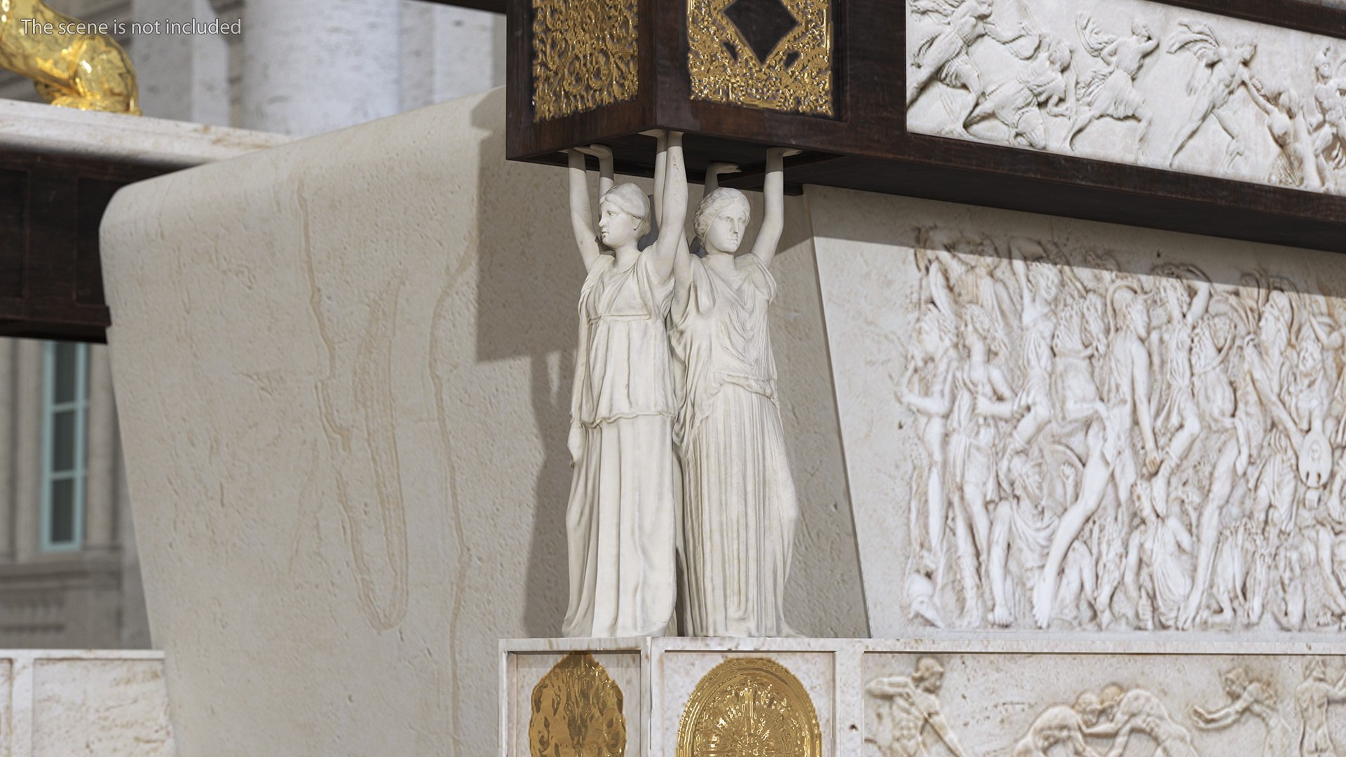 3D Zeus Throne model - TurboSquid 1839949