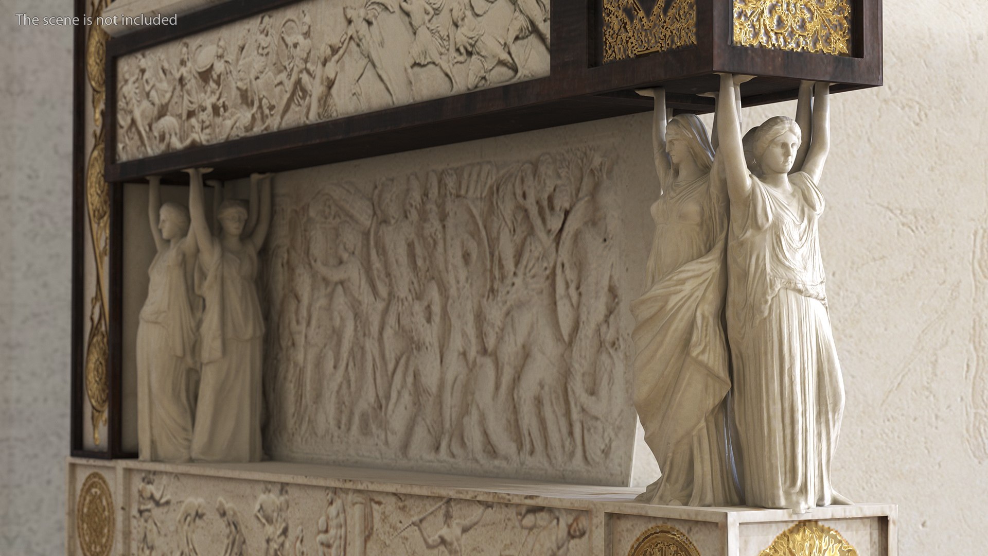 3D Zeus Throne model - TurboSquid 1839949