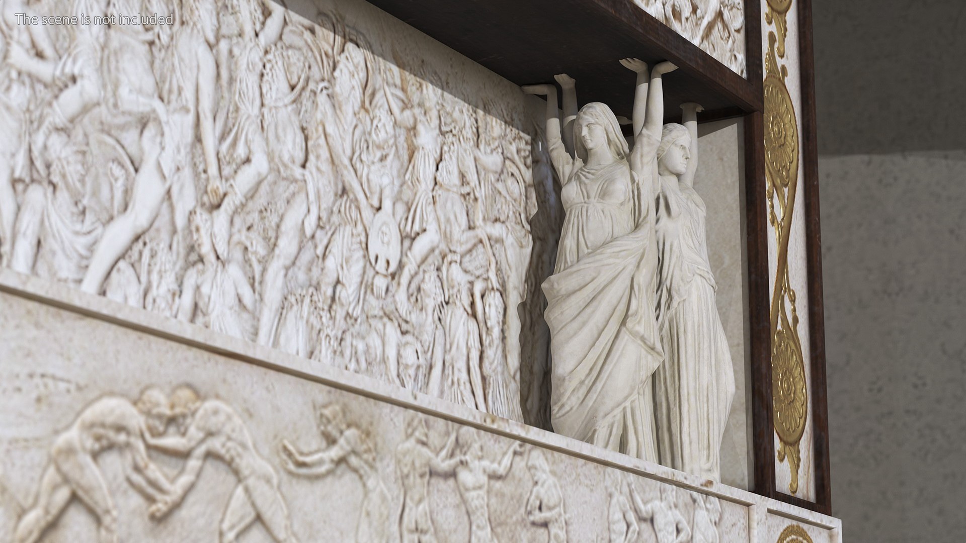 3D Zeus Throne model - TurboSquid 1839949