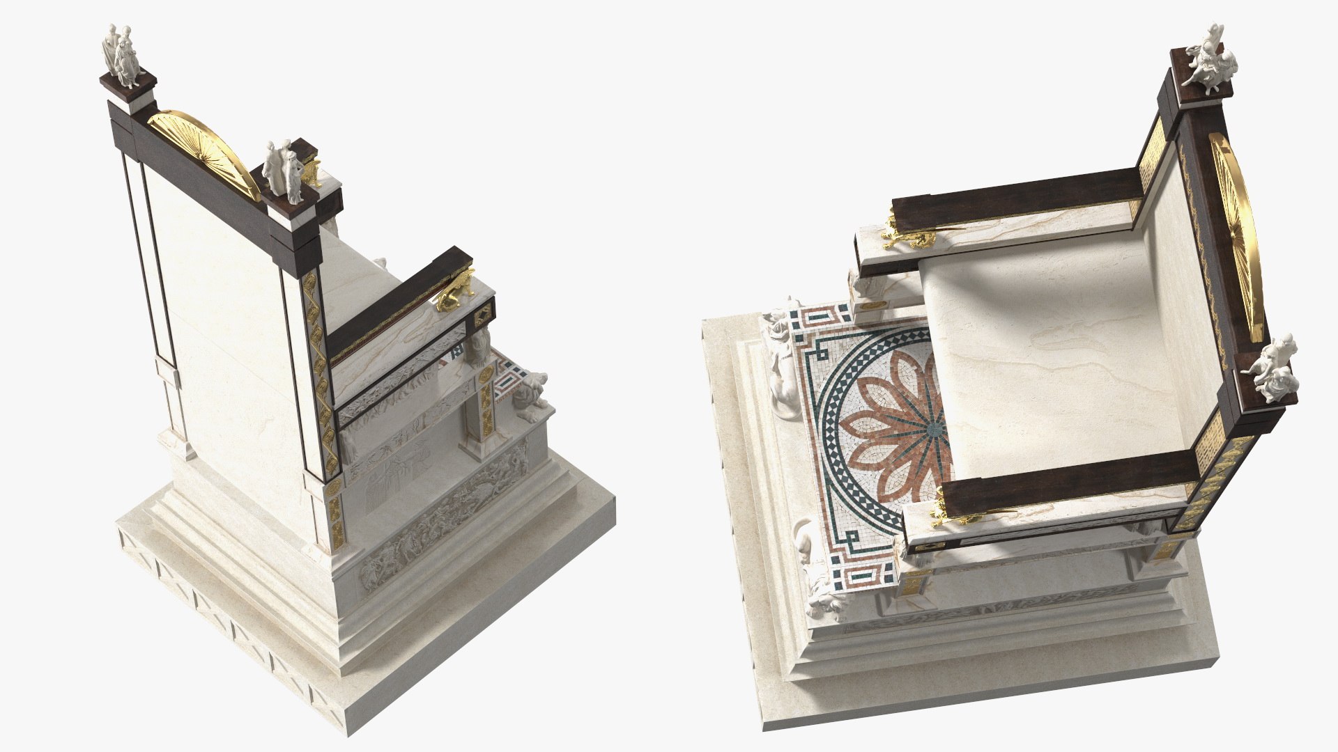 3D Zeus Throne model - TurboSquid 1839949