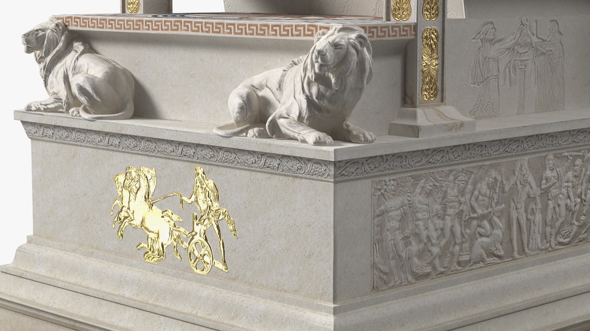 3D Zeus Throne Model - TurboSquid 1839949