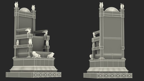 3D Zeus Throne model - TurboSquid 1839949