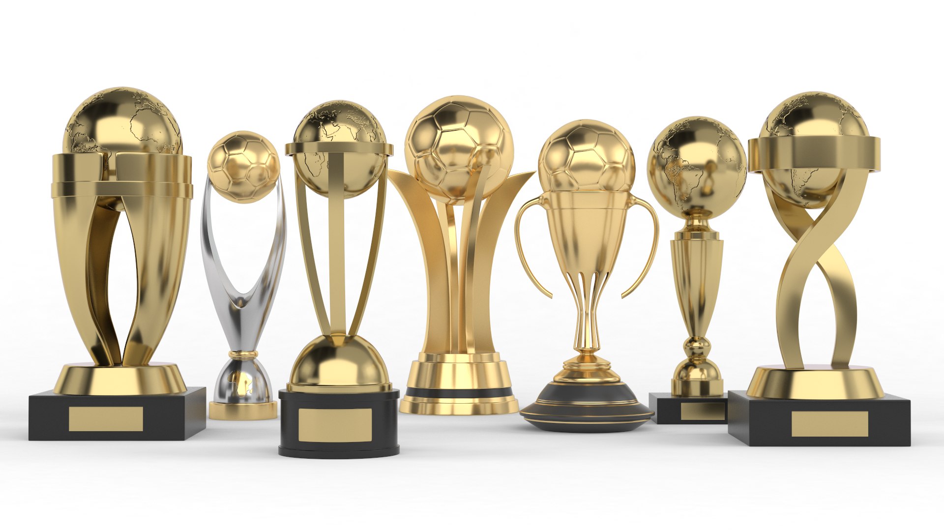 3D Cups Trophy Collection - TurboSquid 1986997