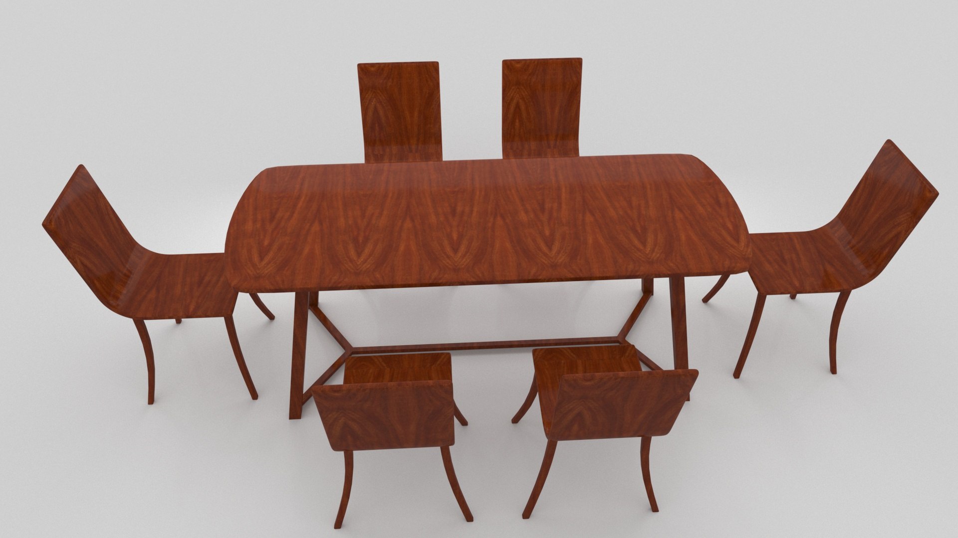 Dinner Table 3D - TurboSquid 2048863