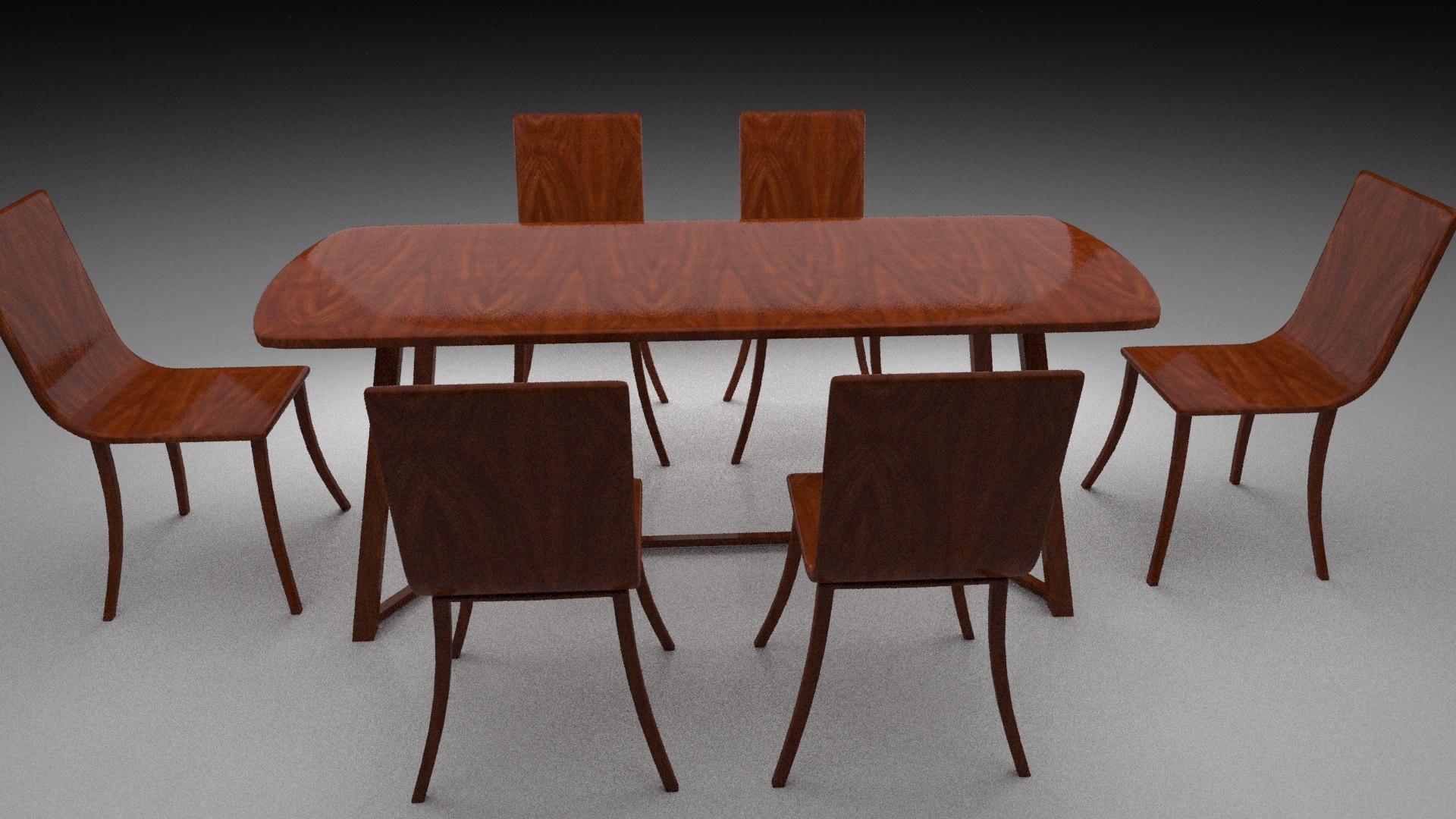 Dinner Table 3D - TurboSquid 2048863