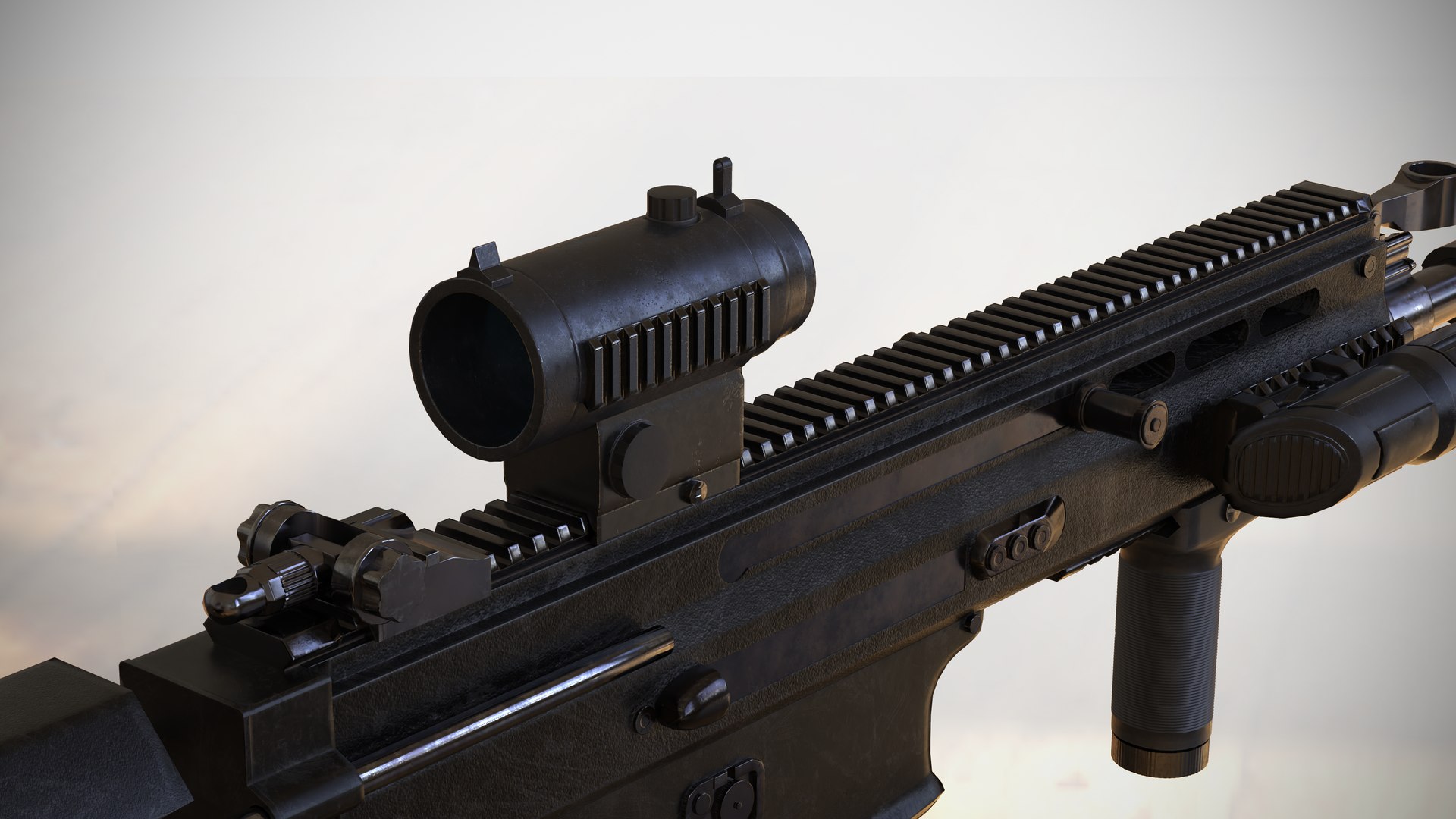 3D Fn Scar - Details Model - TurboSquid 1489155