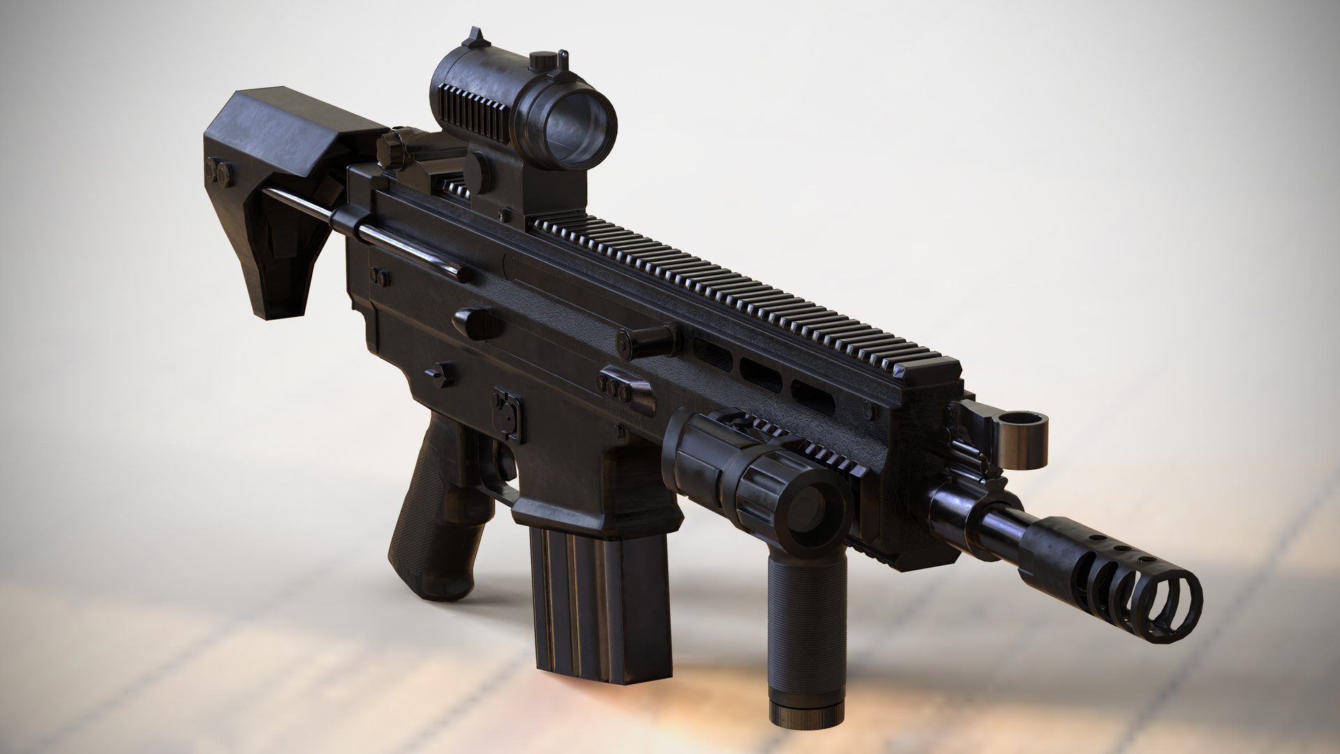 3D Fn Scar - Details Model - TurboSquid 1489155