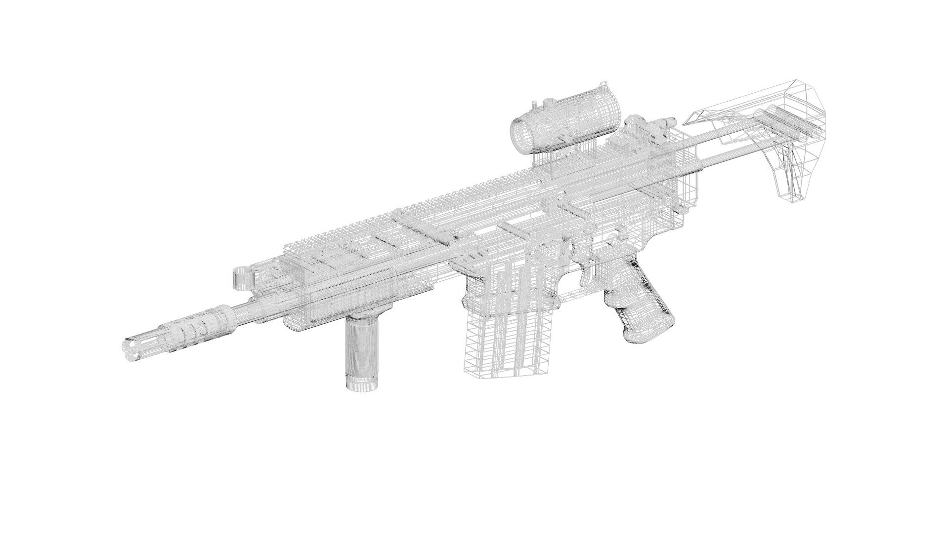 3D Fn Scar - Details Model - TurboSquid 1489155