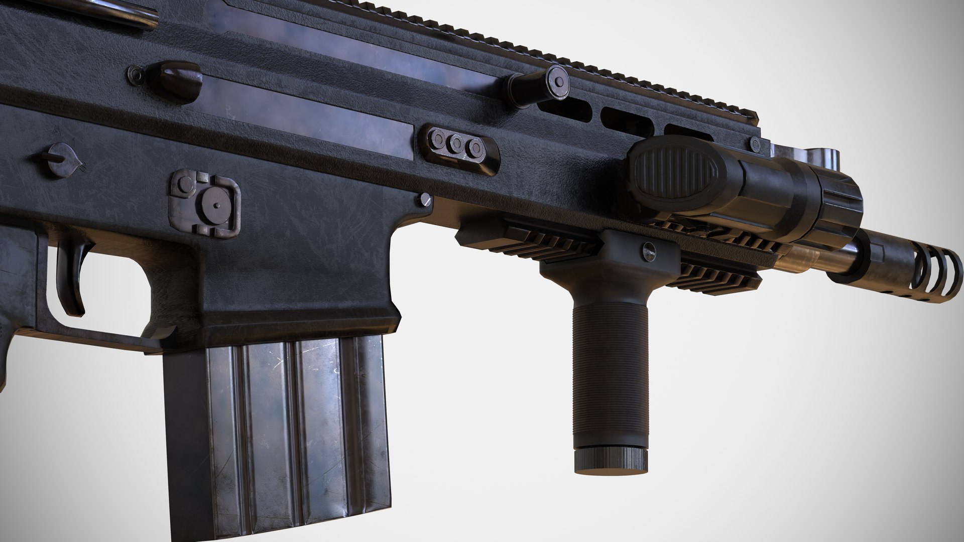 3D Fn Scar - Details Model - TurboSquid 1489155