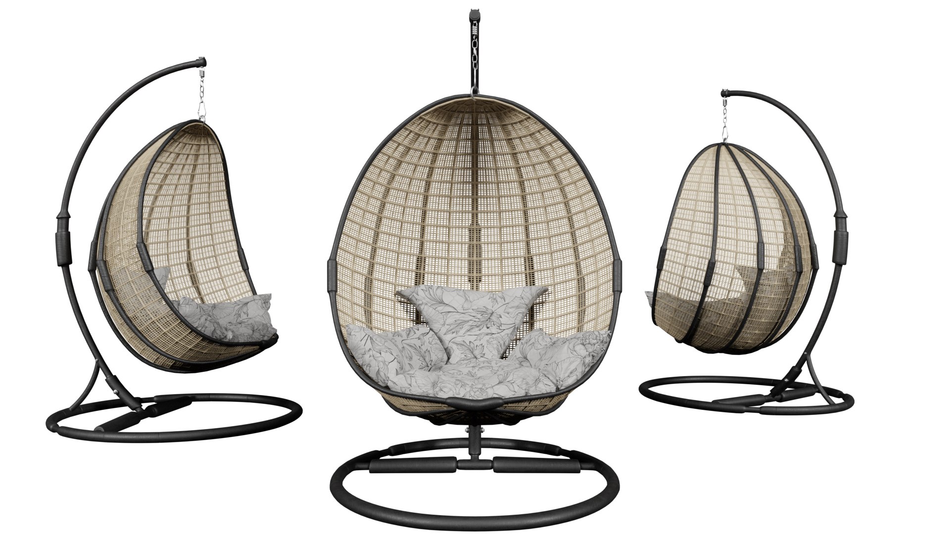 3D Realistic Egg Chair - TurboSquid 1789067