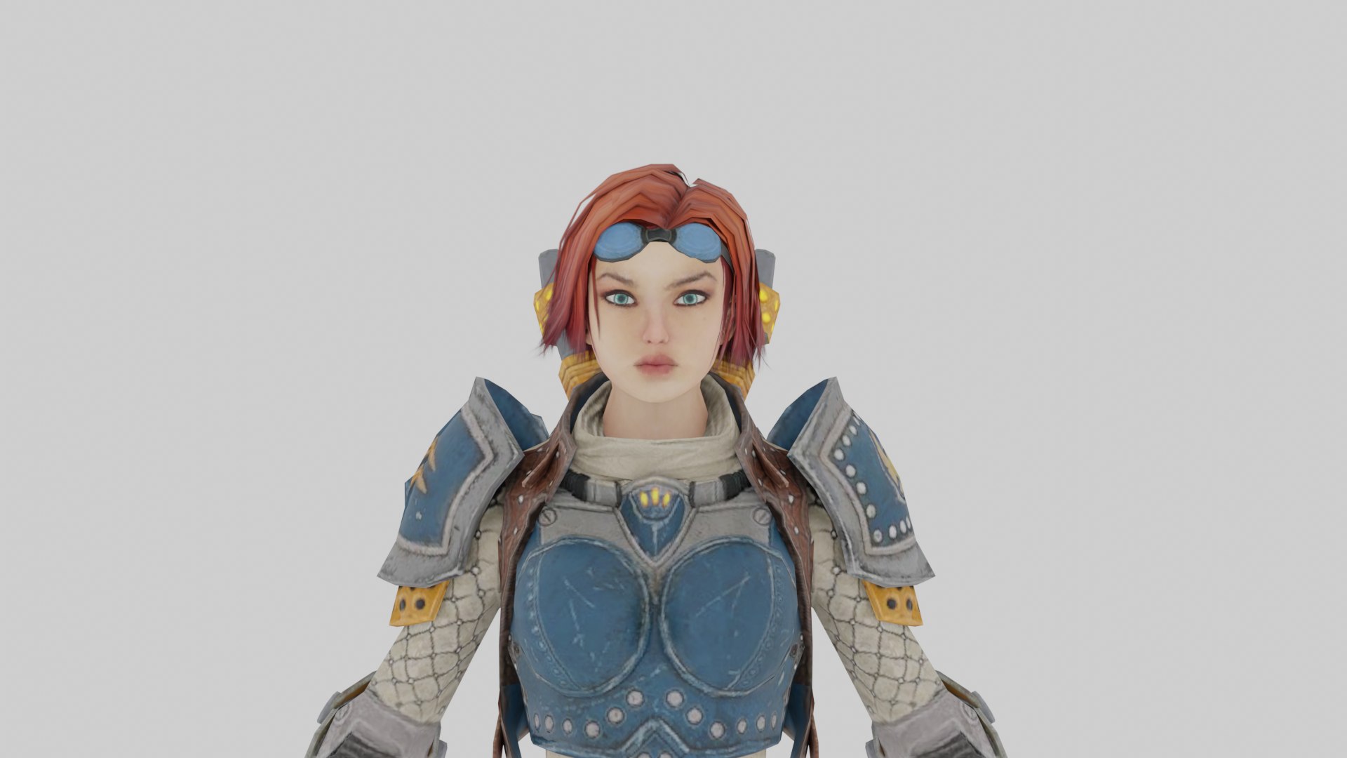 Allison Warrior 3D Model - TurboSquid 2077329