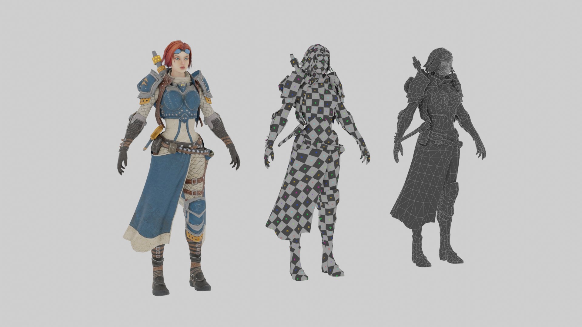 Allison Warrior 3D Model - TurboSquid 2077329