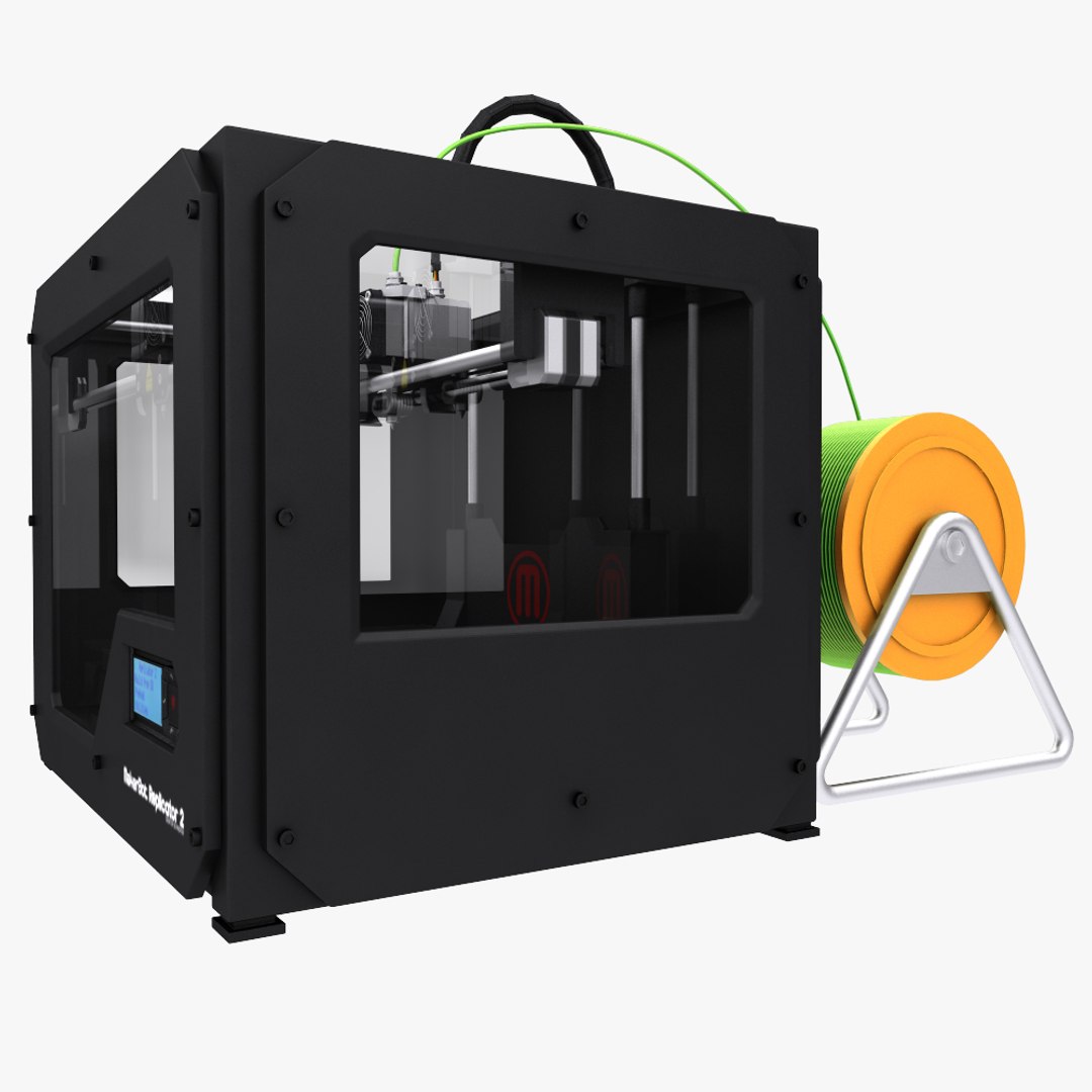 3d Makerbot Replicator Printer Model