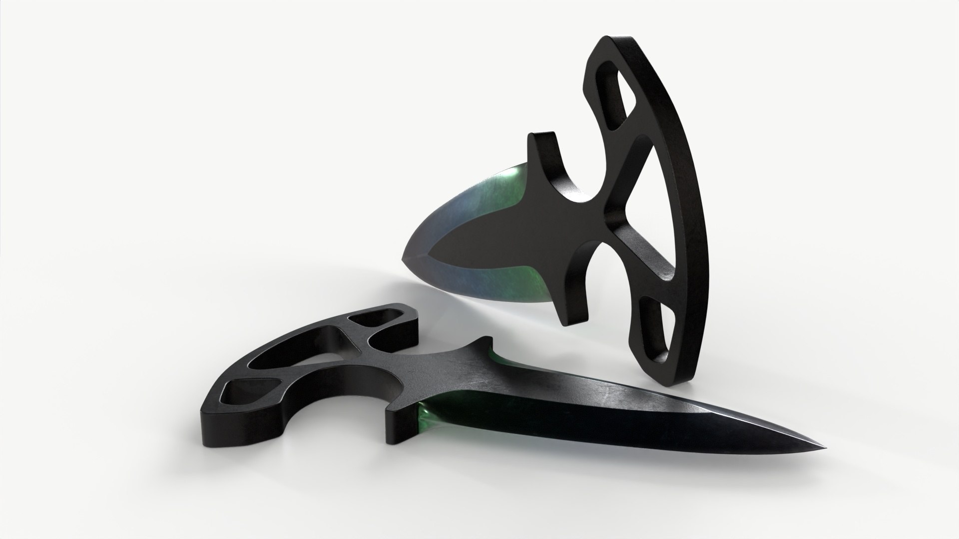 Shadow Dagger Knifes Set 3D - TurboSquid 2051581