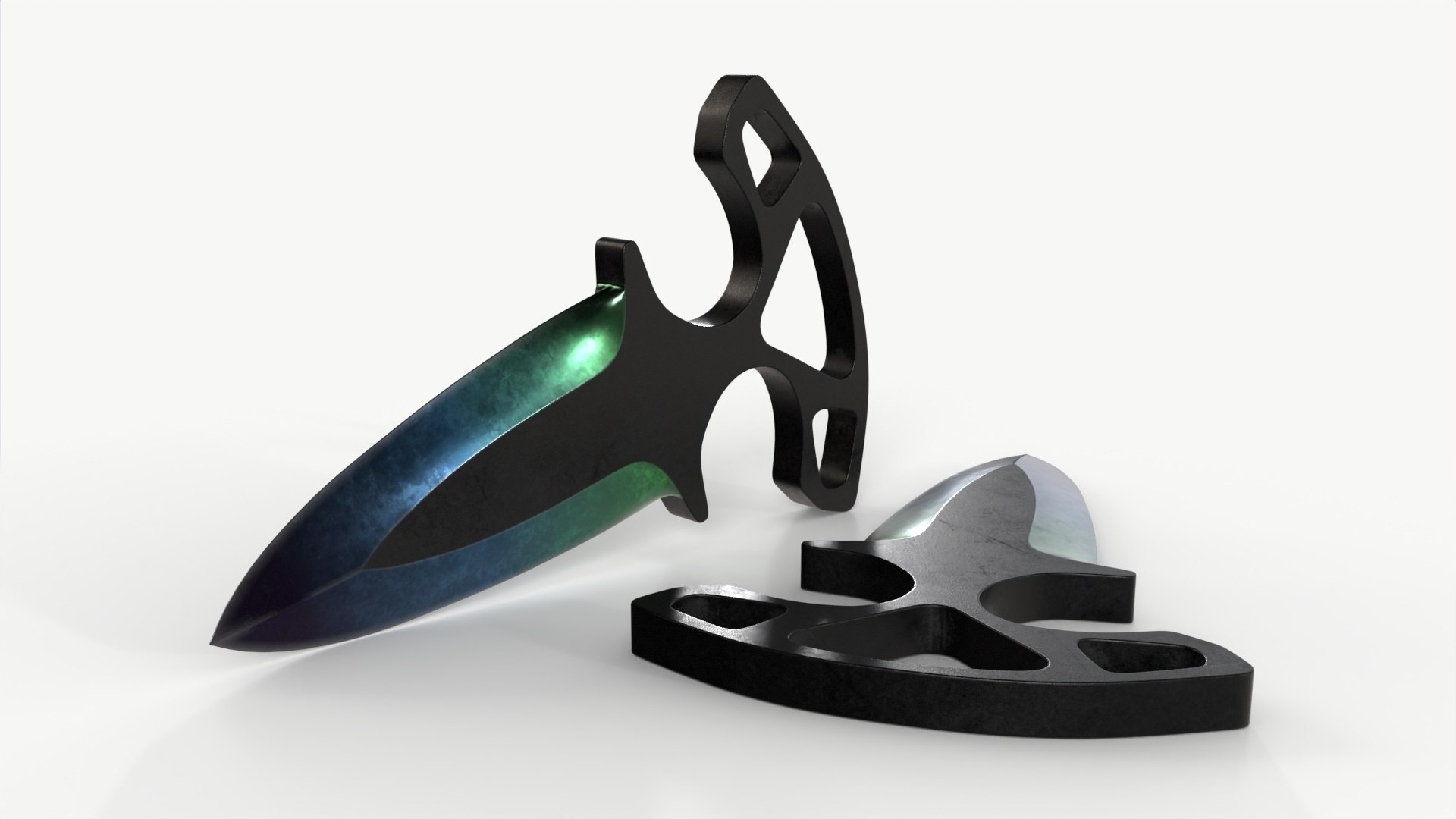 Shadow Dagger Knifes Set 3D - TurboSquid 2051581