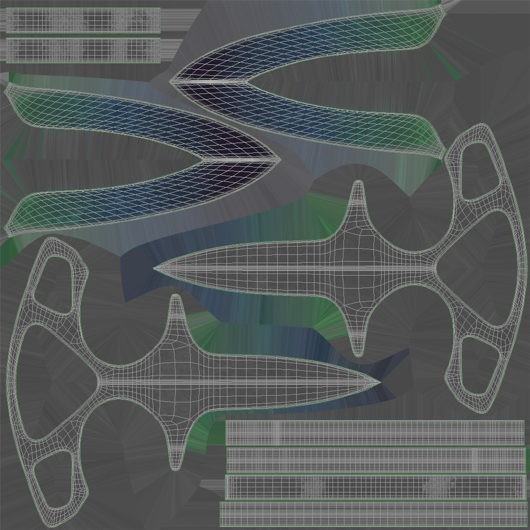 Shadow Dagger Knifes Set 3D - TurboSquid 2051581