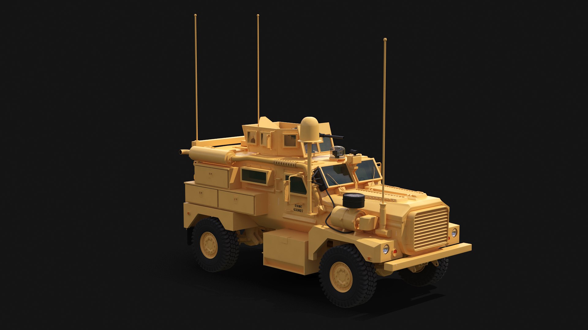 4x4 Mrap 3D Model - TurboSquid 1665351