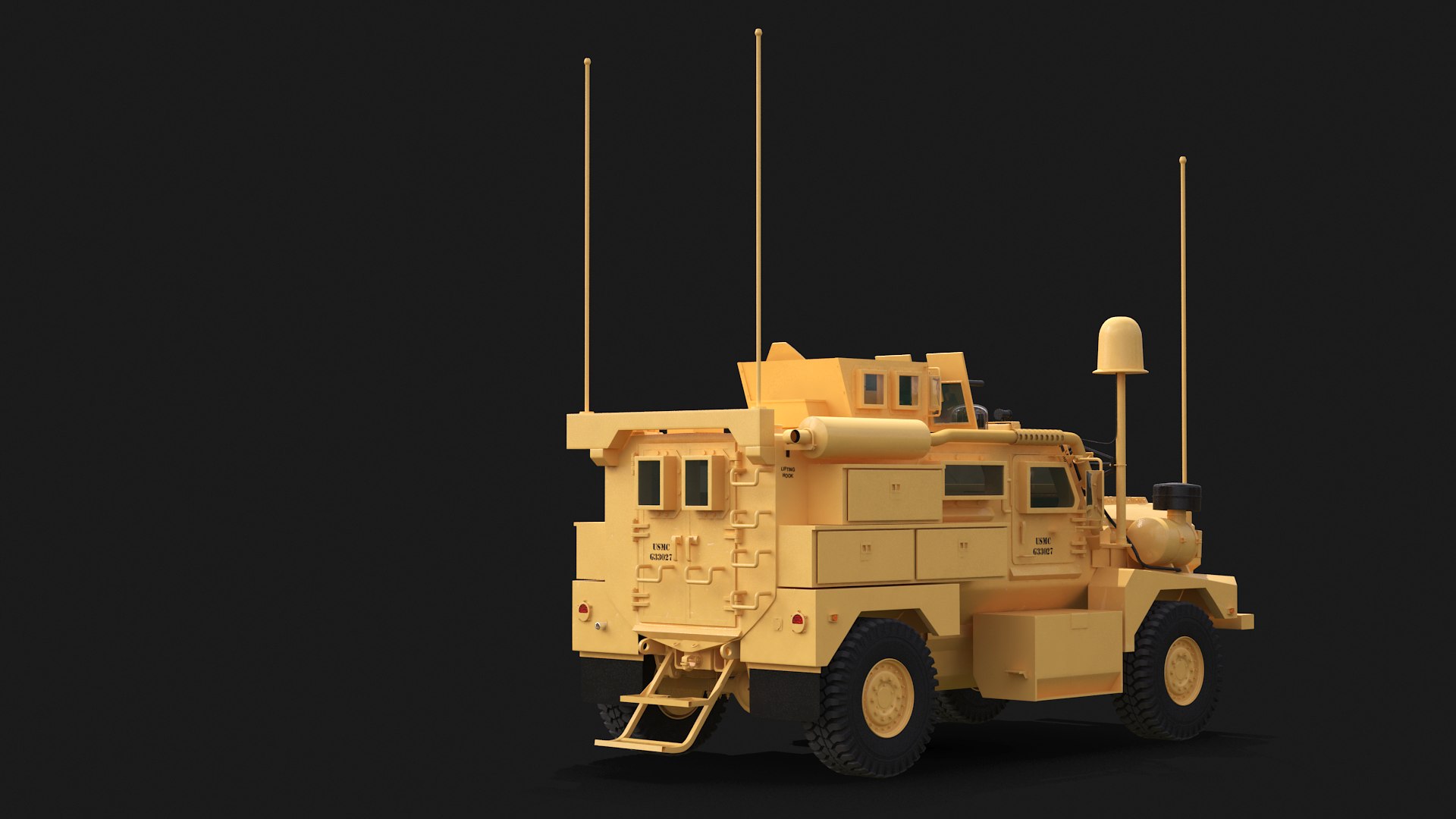 4x4 Mrap 3D Model - TurboSquid 1665351