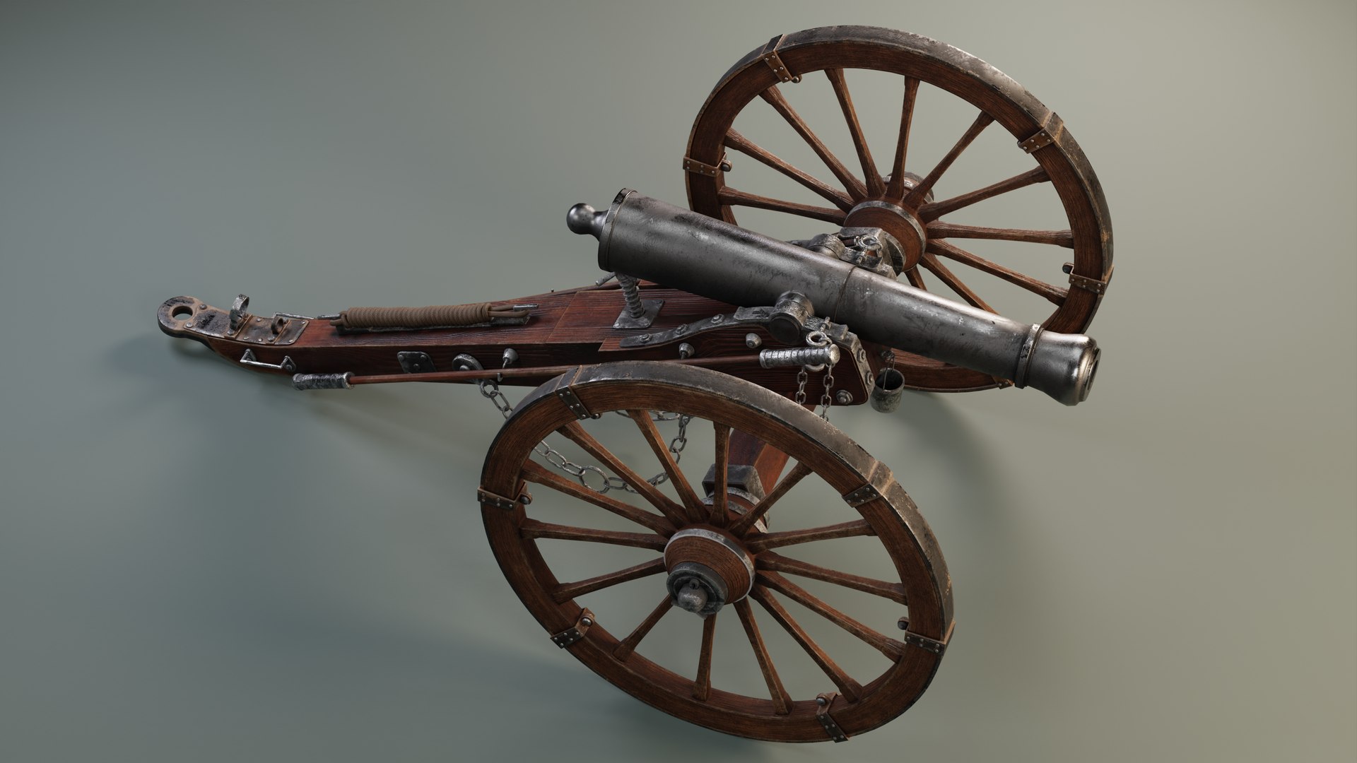 6 - Pounder Gun 3D Model - TurboSquid 2175200
