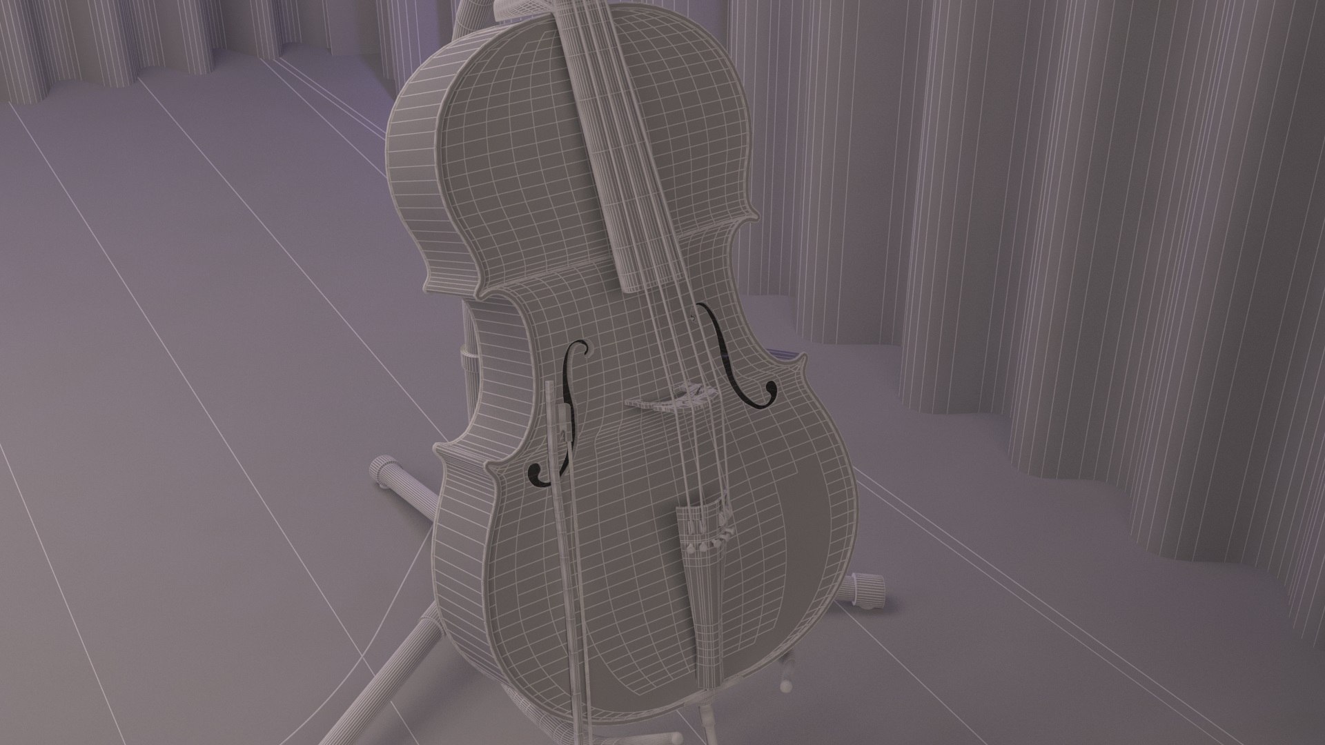 Theatre Stage and Music Instrument 3D model - TurboSquid 2026597