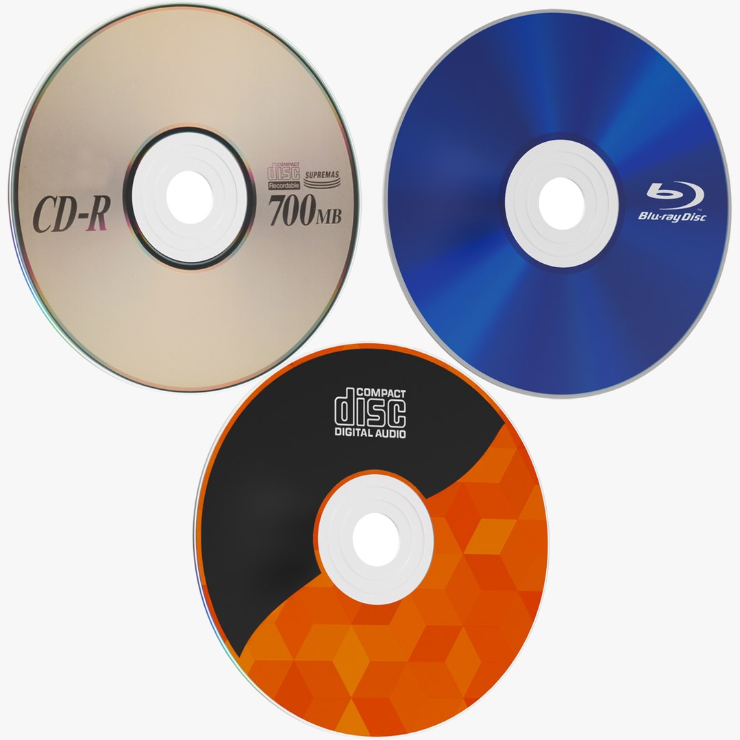 3D Three CD Collection - TurboSquid 1852695