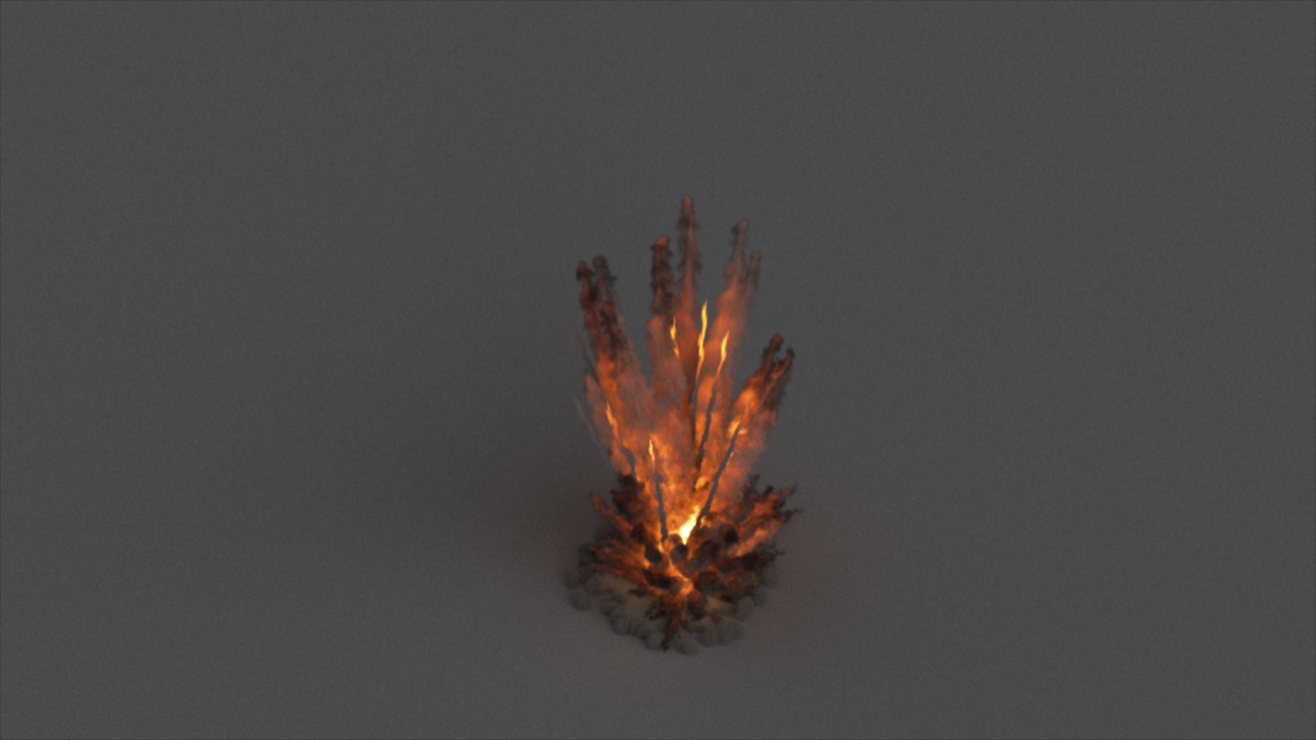 3D Ground Explosion Trails 03 - Vdb - TurboSquid 2226993