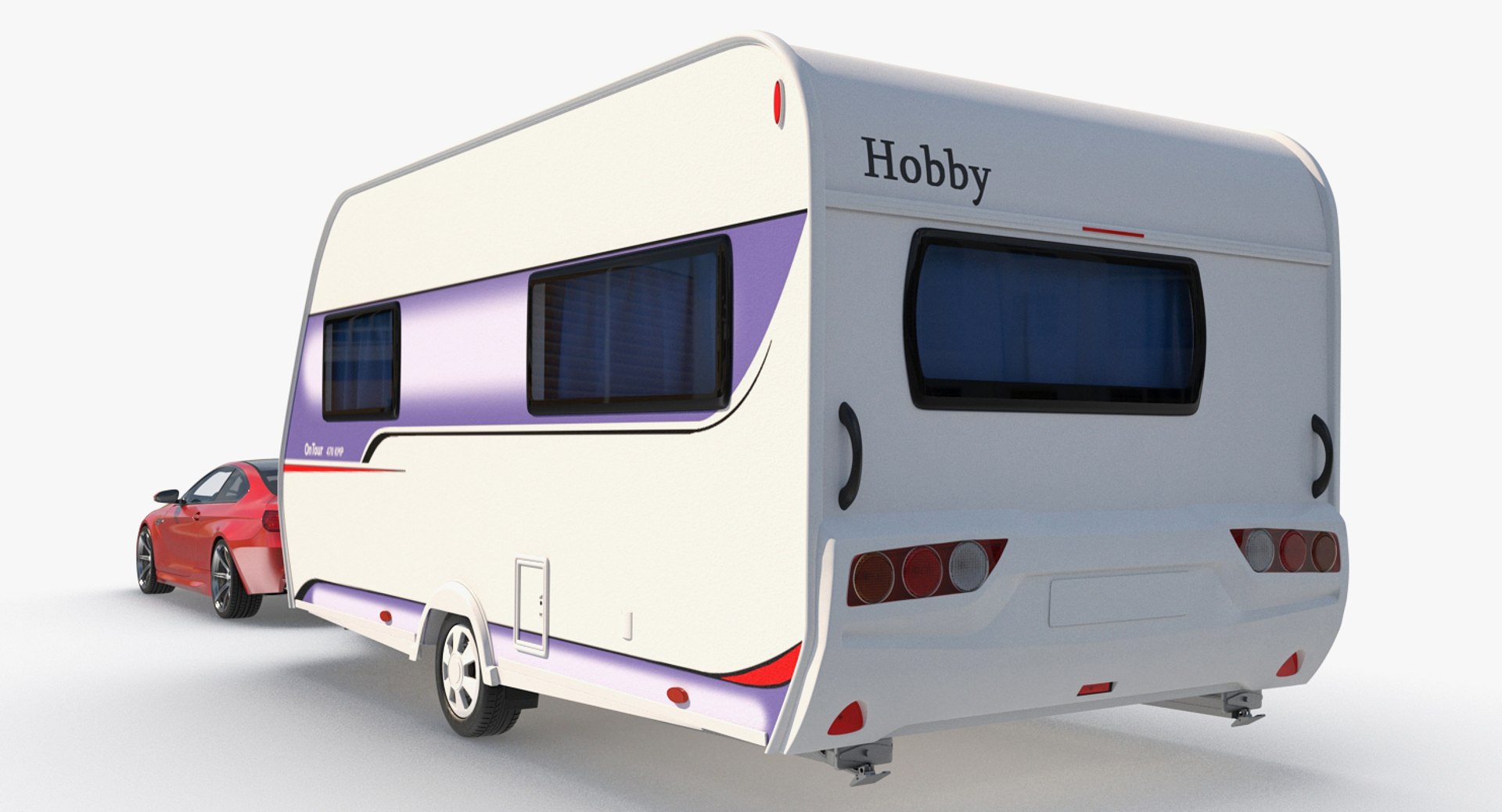 Sedan Hobby Caravan Ontour Model - TurboSquid 1270852