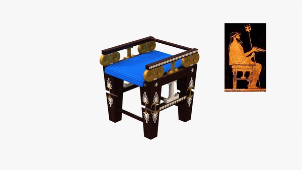 modelo 3d Trono griego antiguo Poseidón A - TurboSquid 2042202