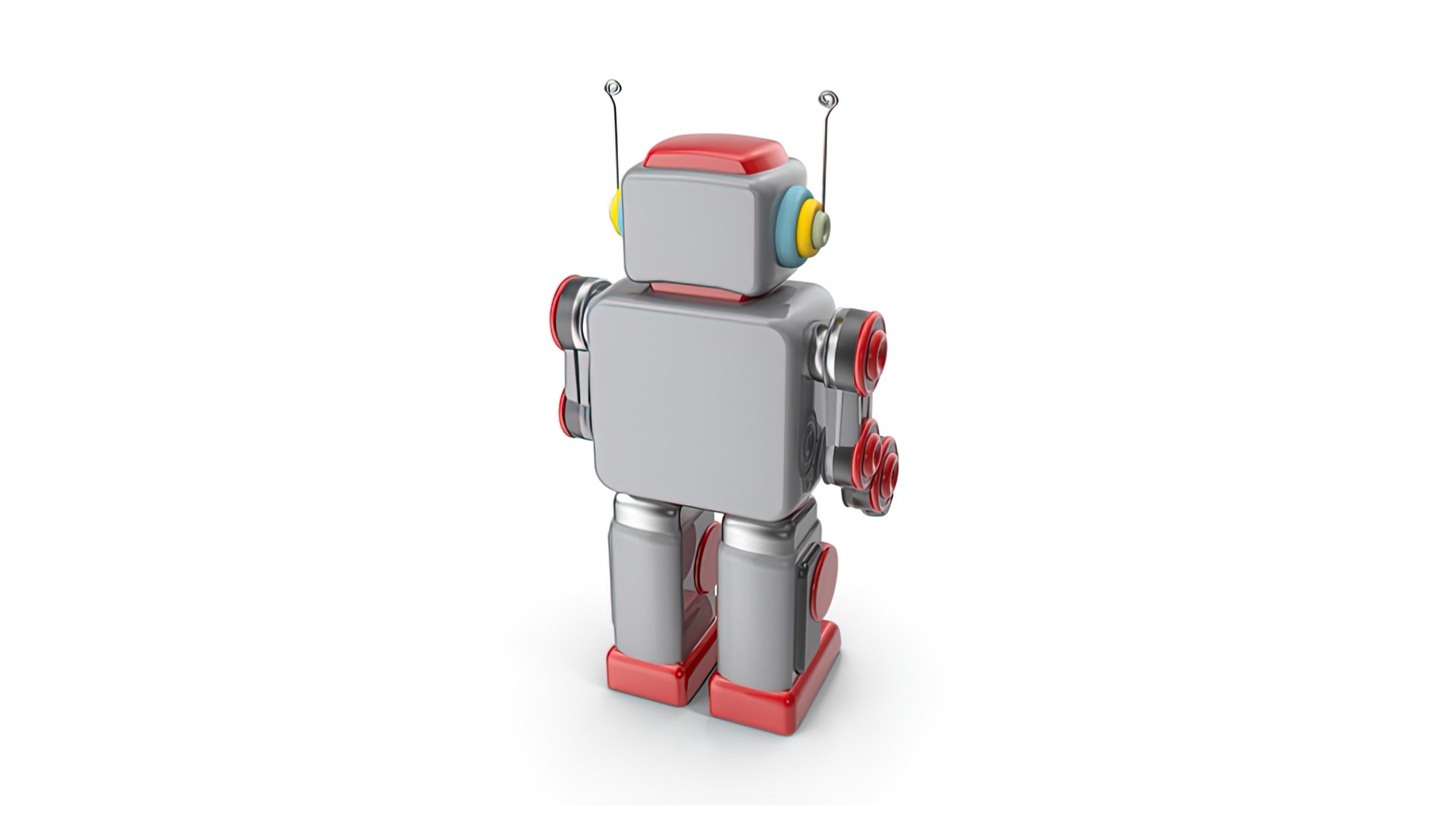 3D Retro Toy Robot - TurboSquid 2099809