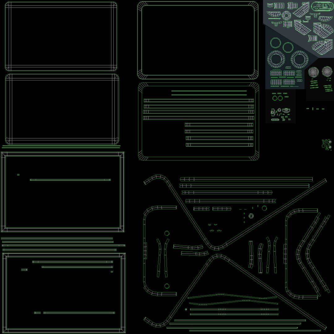Manipulation Table 3D Model - TurboSquid 1528057