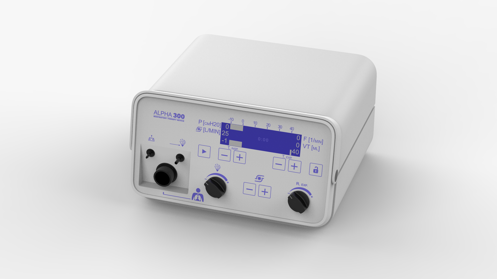 3D Respiratory Therapy Device IPPB - TurboSquid 2288184