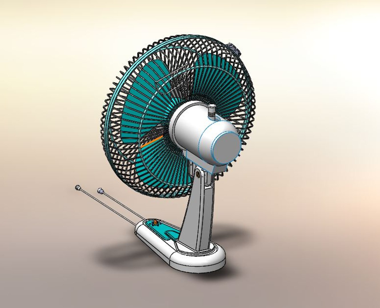 3D Electric Fan - TurboSquid 1458010