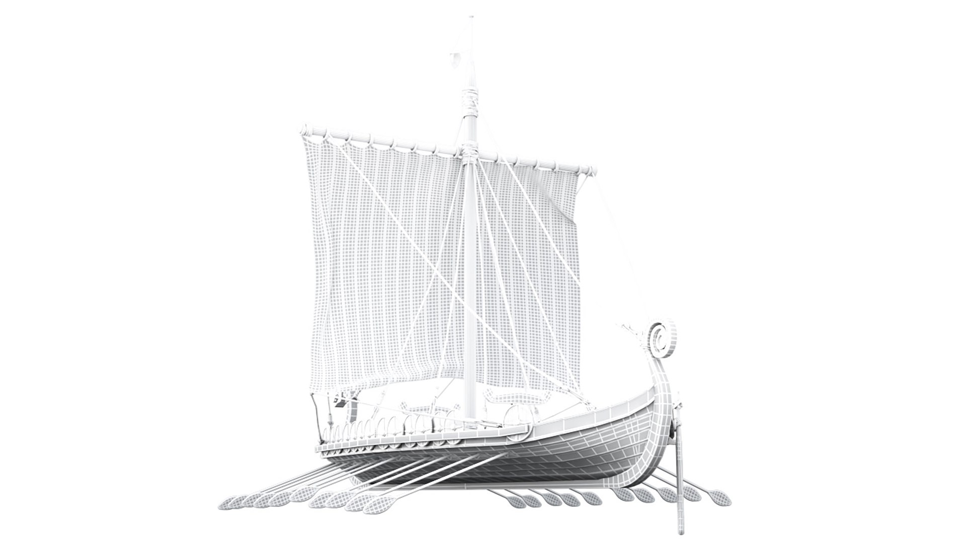 3D Model Drakkar Viking Ship 3D Model - TurboSquid 2099845