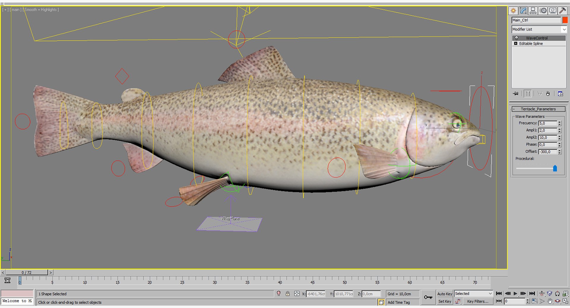 Trout fish animation 3D model - TurboSquid 1151474