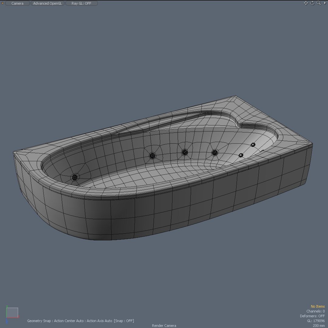 3d bath model