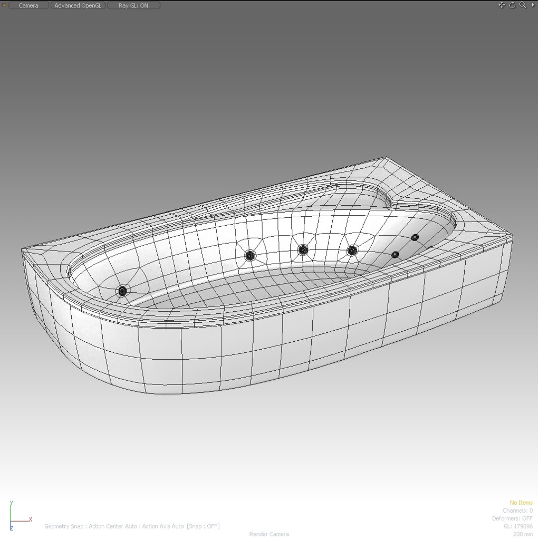 3d bath model