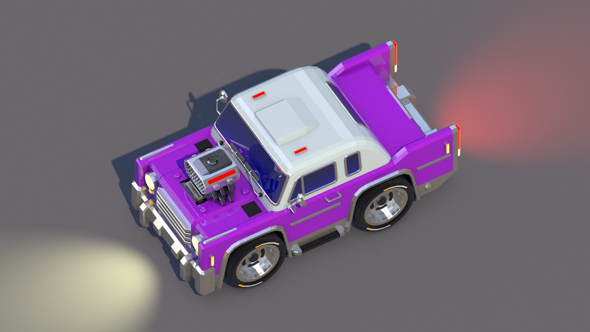 Drag Racer - Purple 3D Model - TurboSquid 2133695