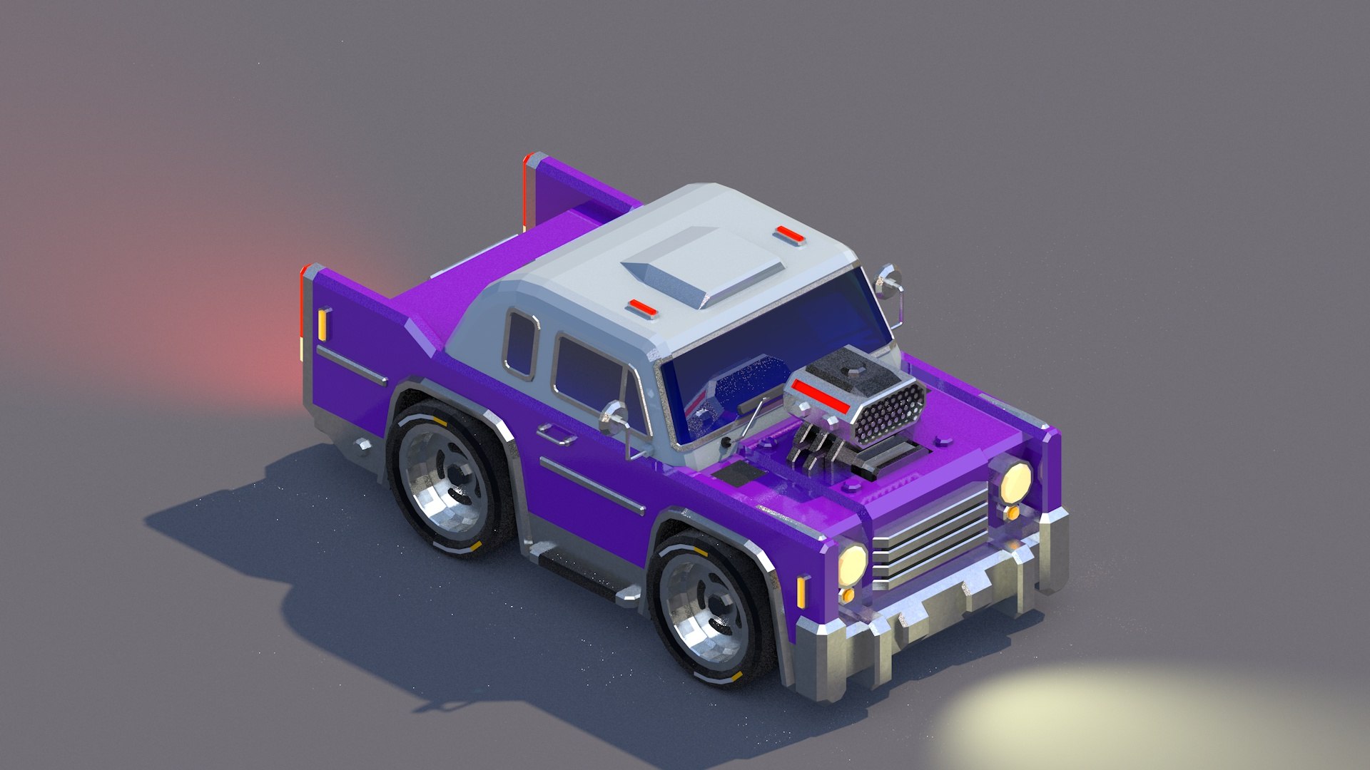 Drag Racer - Purple 3D Model - TurboSquid 2133695
