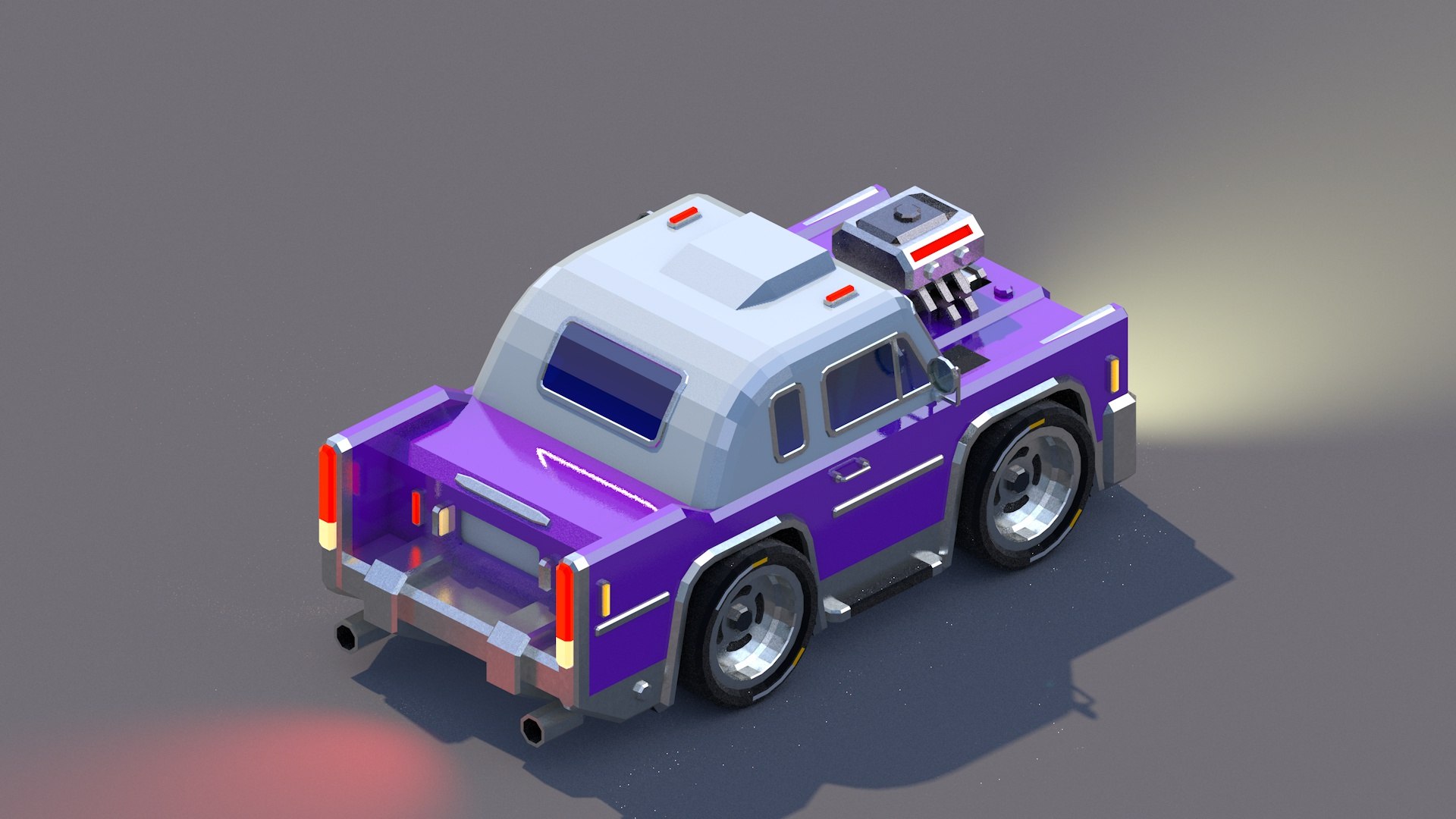 Drag Racer - Purple 3D Model - TurboSquid 2133695